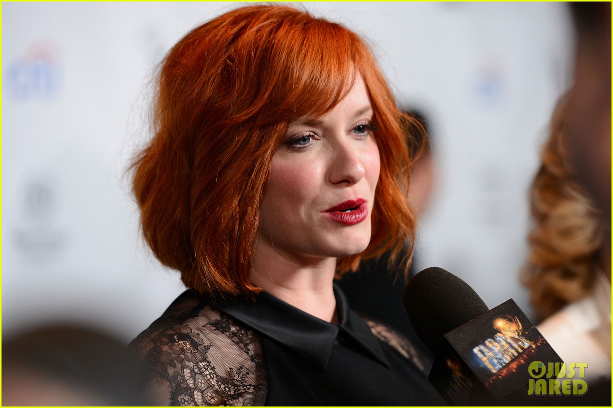 Christina Hendricks & Aaron Paul: Performers Peer Reception!: Photo ...