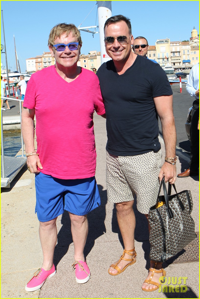 Elton John Vacations After Appendicitis Recovery: Photo 2929247 | David Furnish, Elton John ...