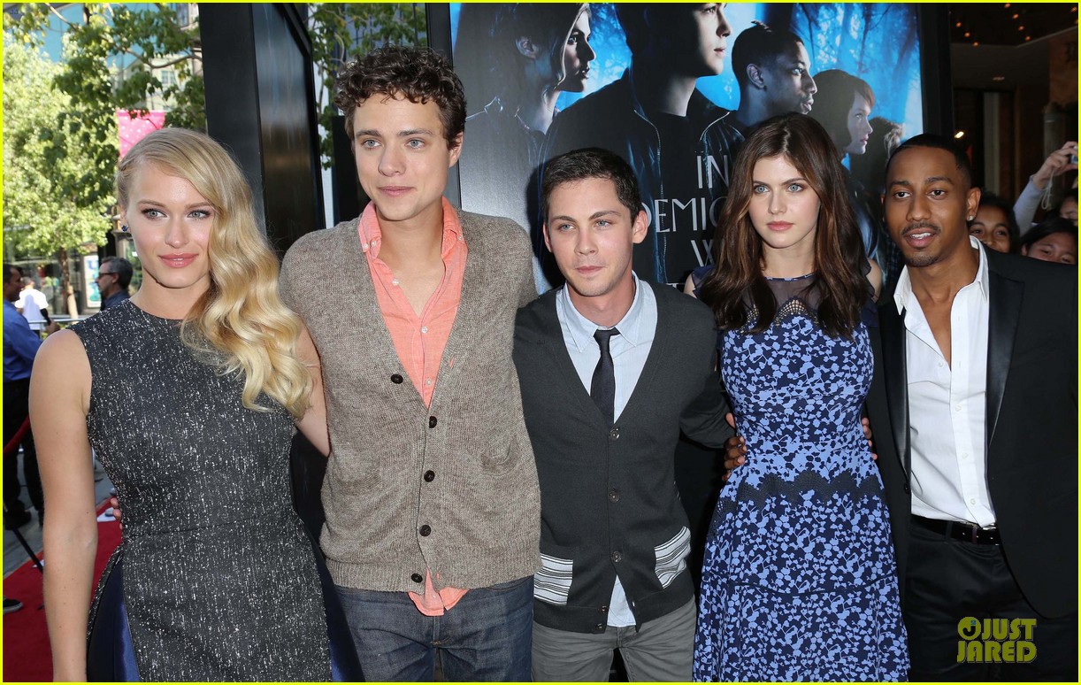 Logan Lerman & Alexandra Daddario: 'Percy Jackson' L.A. Screening ...
