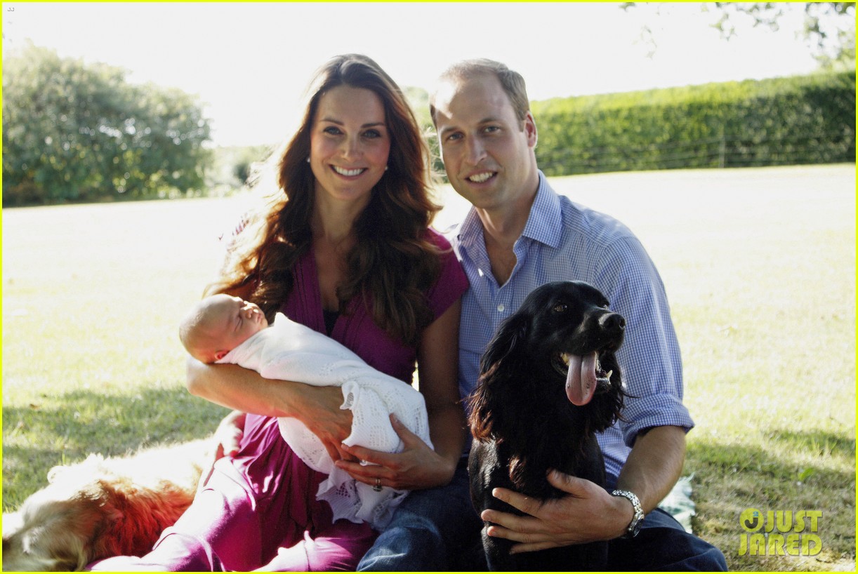 Kate Middleton & Prince William: Family Portrait with George!: Photo ...
