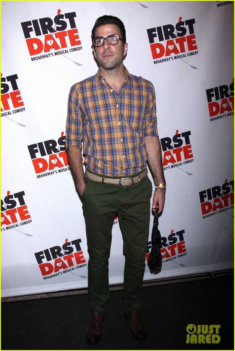 Zachary Quinto & Jeremy Jordan: 'First Date' Opening Night!: Photo ...