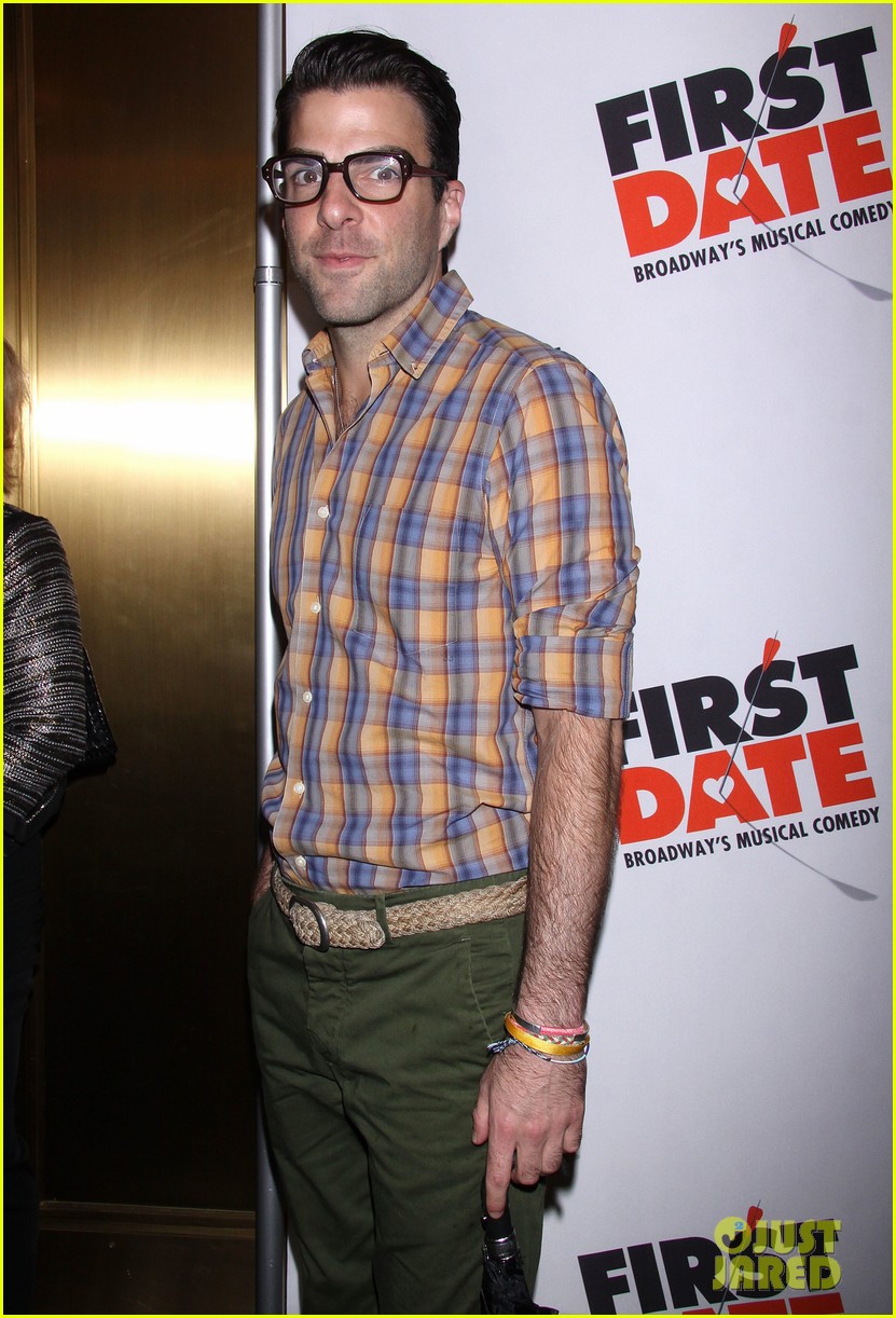 Zachary Quinto & Jeremy Jordan: 'First Date' Opening Night!: Photo ...