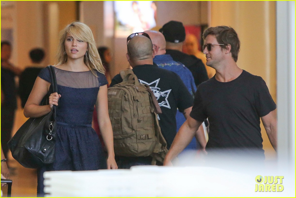 Dianna Agron & Nick Mathers Jet Out After 'GMA' Appearance: Photo ...