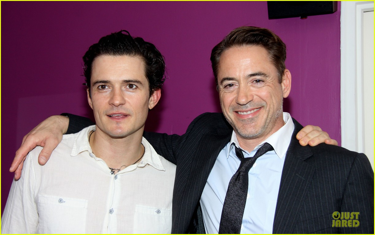 Orlando Bloom & Robert Downey Jr.: Backstage at 'Romeo & Juliet ...