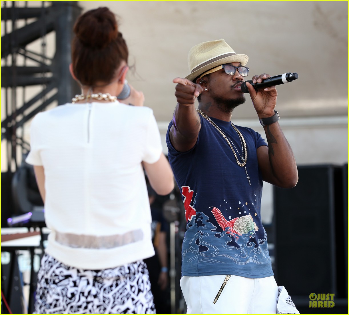 Shirtless Jason Derulo & Cher Lloyd Perform at iHeartRadio Fest!: Photo ...
