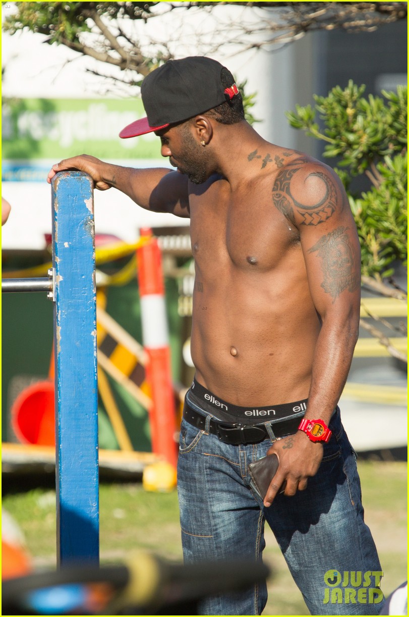 Jason Derulo: Shirtless Beach Workout in Australia!: Photo 2963169 ...