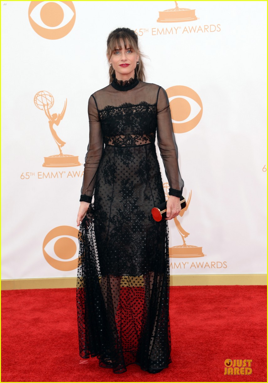 Carla Gugino & Amanda Peet - Emmys 2013 Red Carpet: Photo 2958246 ...