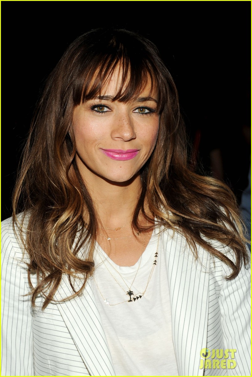 Rashida Jones Side Bangs