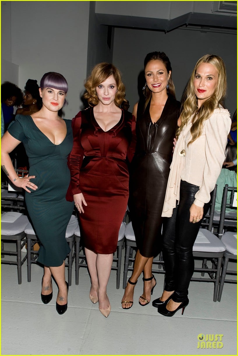 Stacy Keibler & Christina Hendricks: Zac Posen Fashion Show!: Photo ...