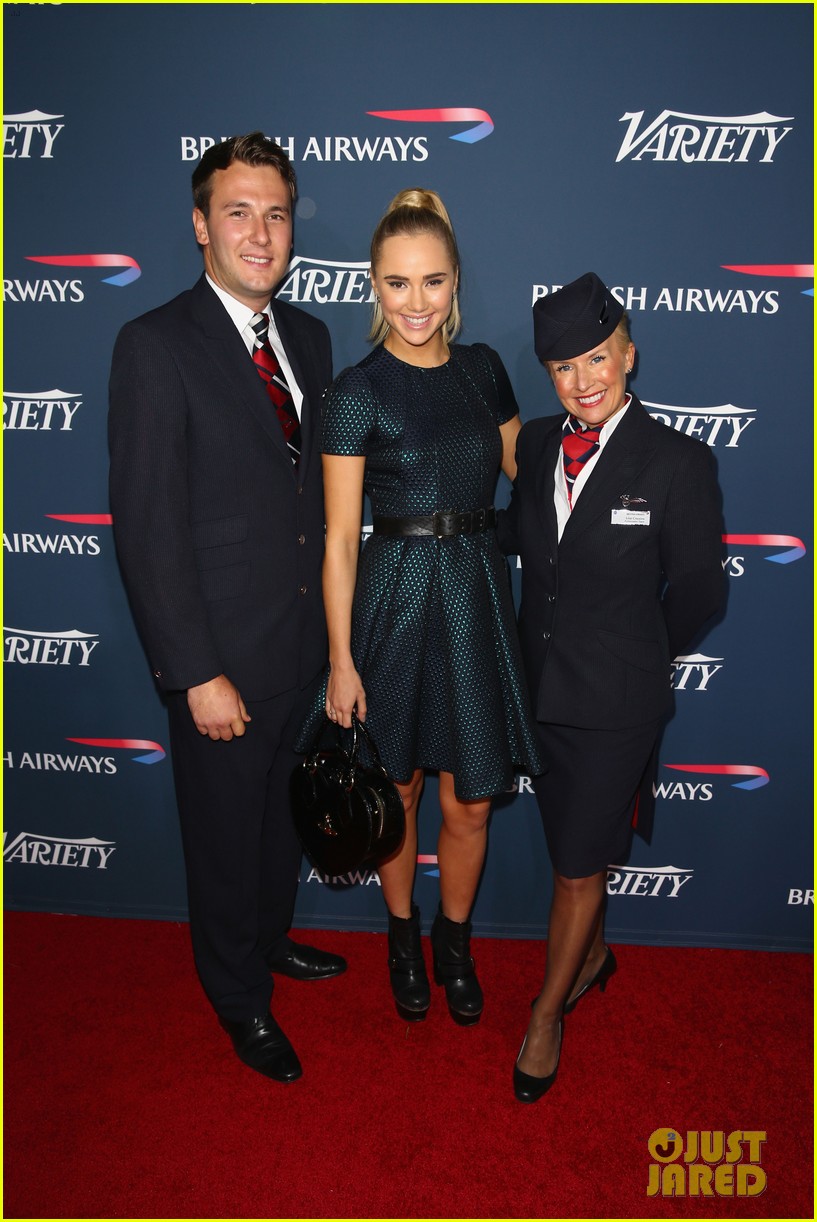Stephen Moyer & Suki Waterhouse: British Airways 'Variety' Celebration ...