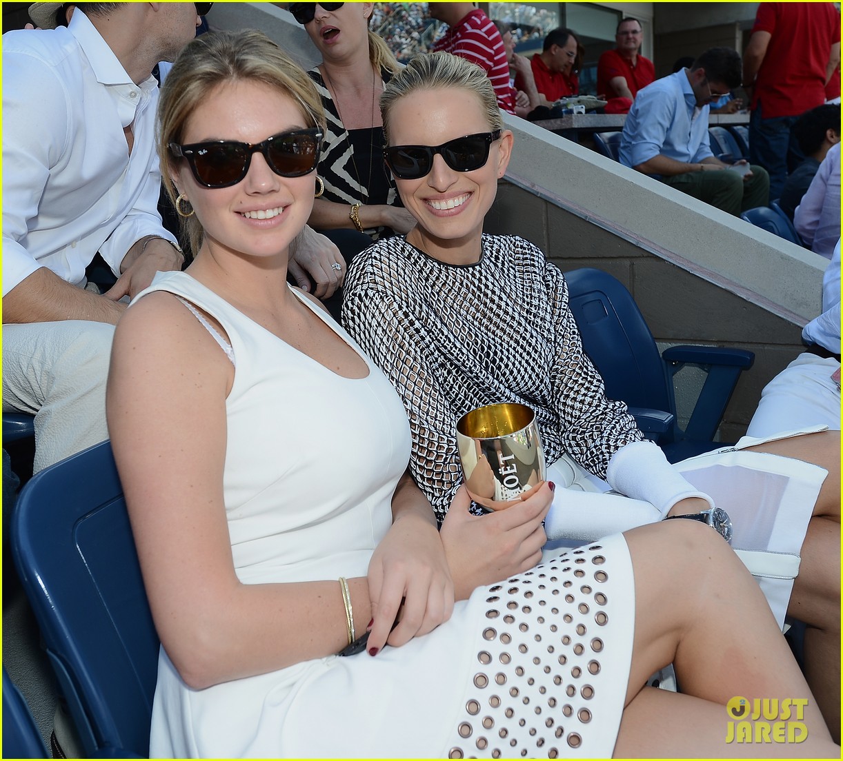 Kate Upton & Karolina Kurkova: Moet & Chandon at U.S. Open!: Photo ...