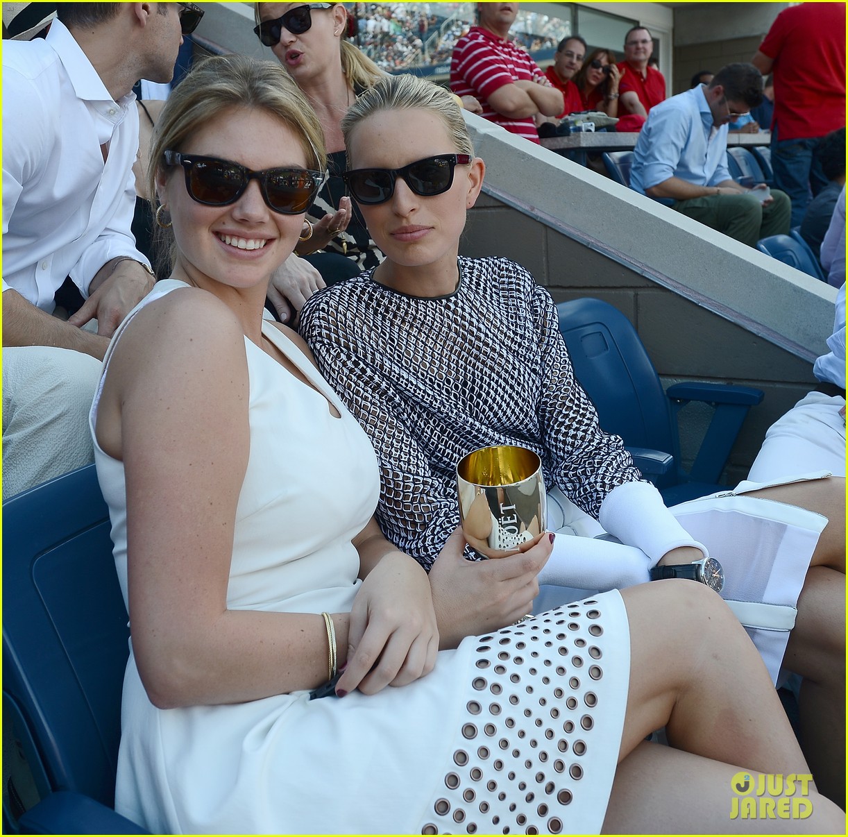 Kate Upton & Karolina Kurkova: Moet & Chandon at U.S. Open!: Photo ...