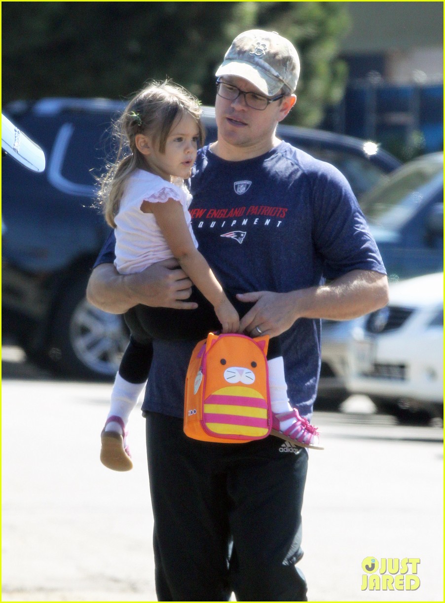 Matt Damon Steps Out with Stella After CBS Pilot News!: Photo 2972366 ...