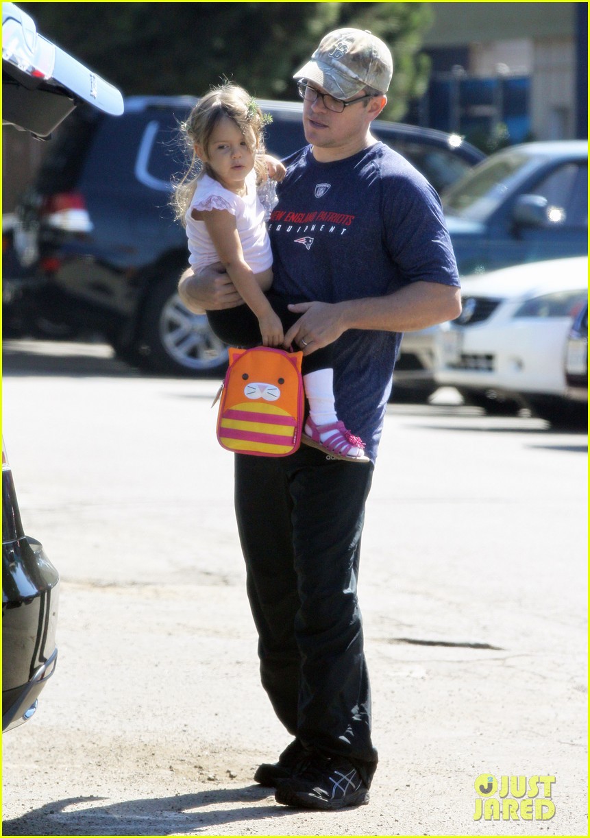 Matt Damon Steps Out with Stella After CBS Pilot News!: Photo 2972367 ...