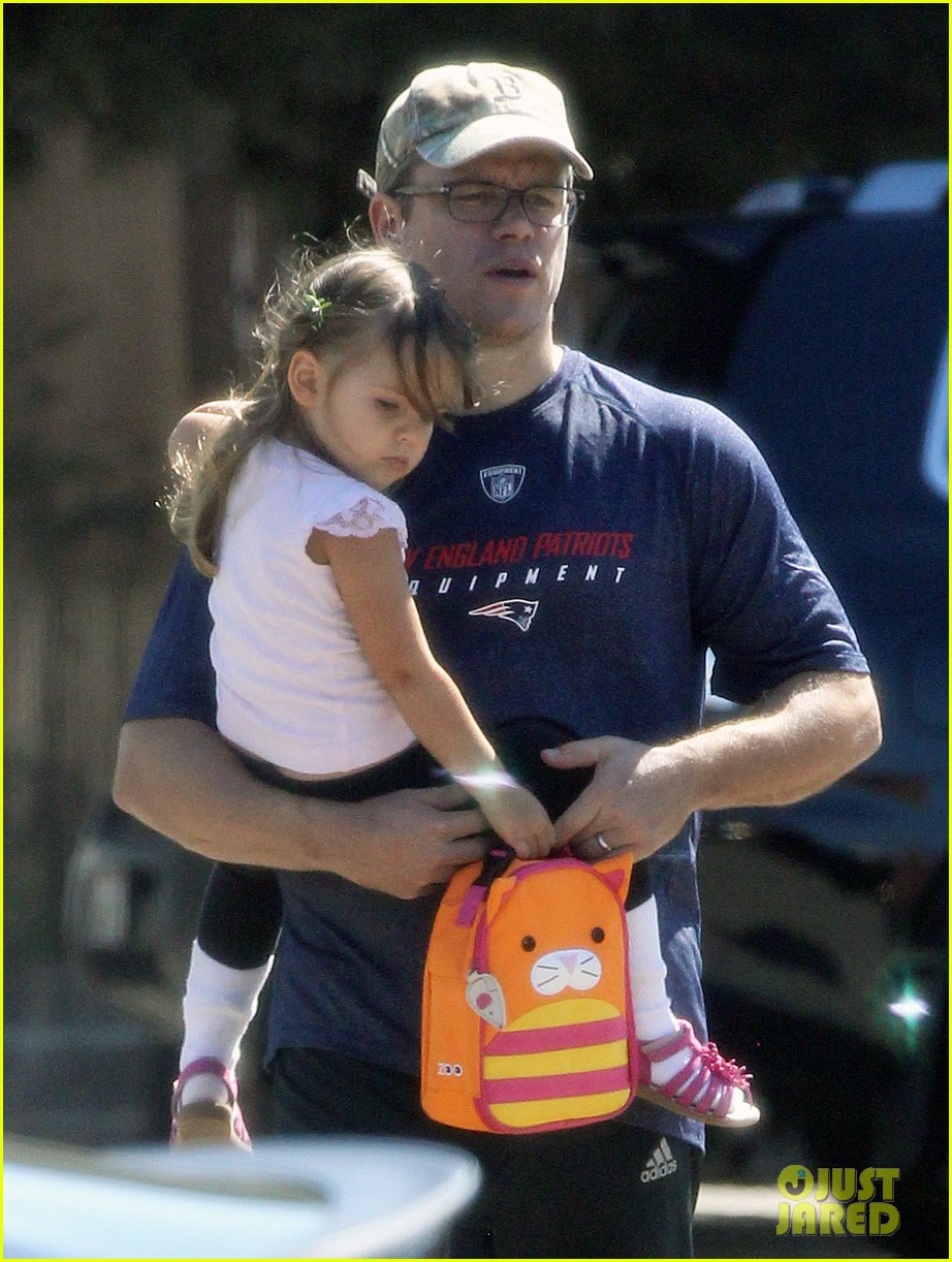 Matt Damon Steps Out with Stella After CBS Pilot News!: Photo 2972369 ...