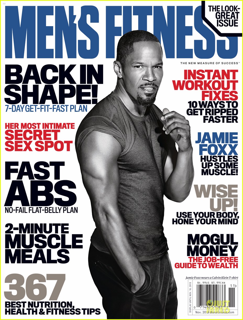 Jamie Foxx: Guns for 'Men's Fitness' November 2013 (Exclusive): Photo ...