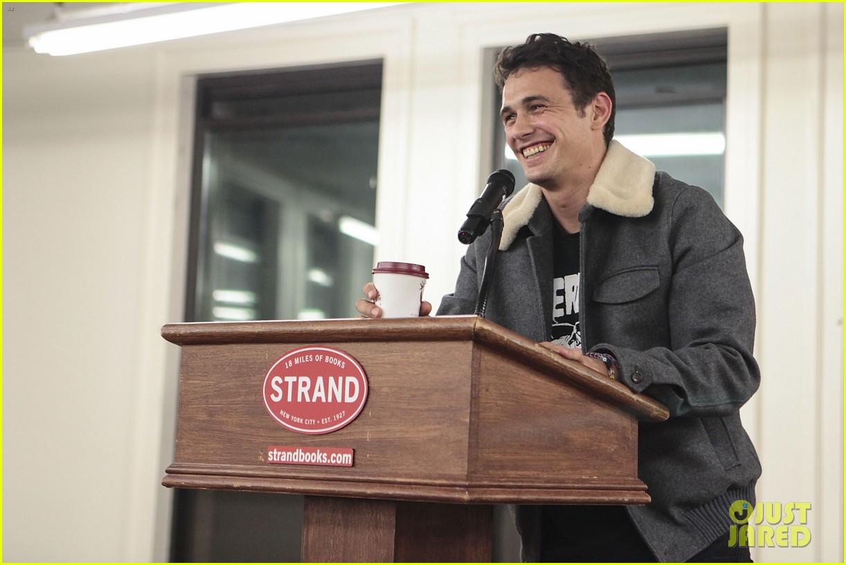 James Franco: Book Signing After 'The Interview' NYC Filming!: Photo ...