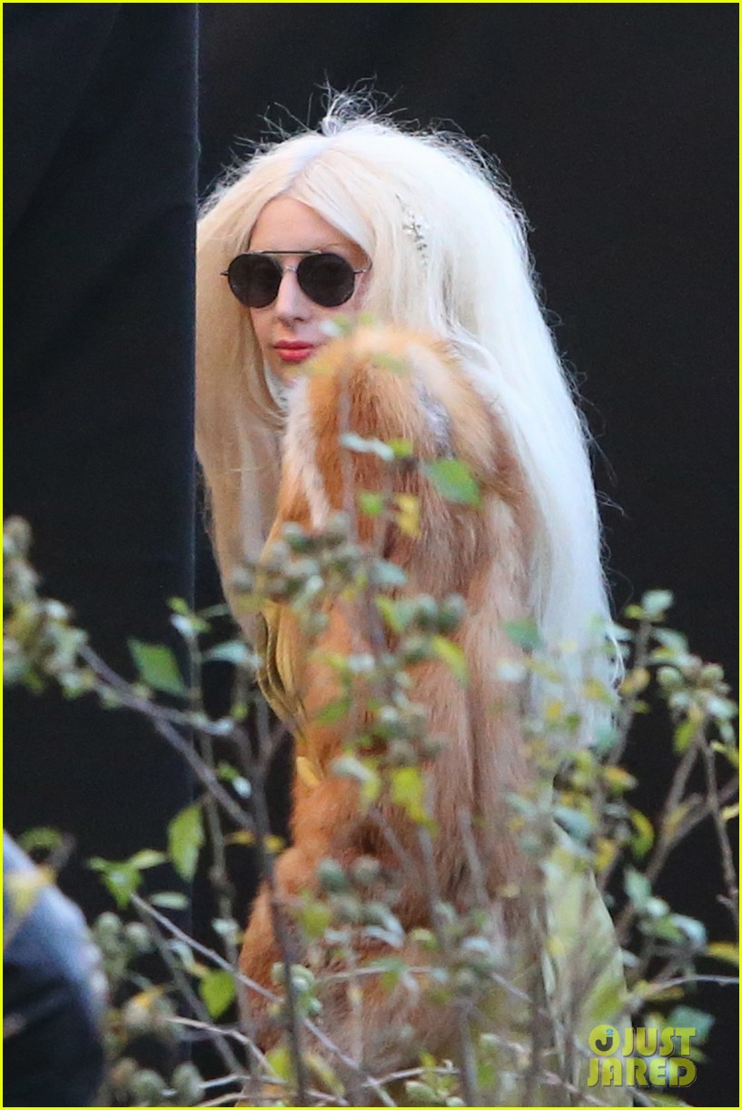 Lady Gaga Wears Giant Furry Headpiece for 'ARTPOP' Promo!: Photo ...