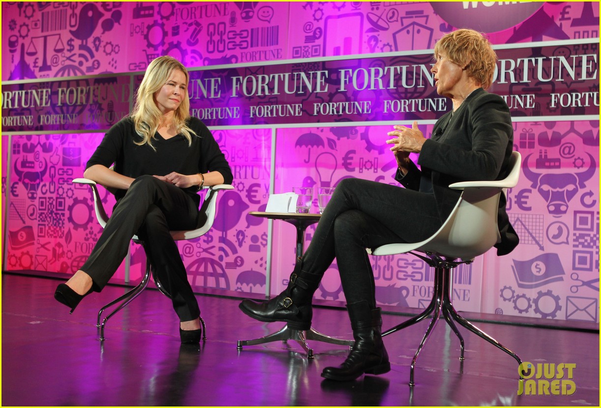 Chelsea Handler Interviews Diana Nyad at 'Fortune' Summit: Photo ...