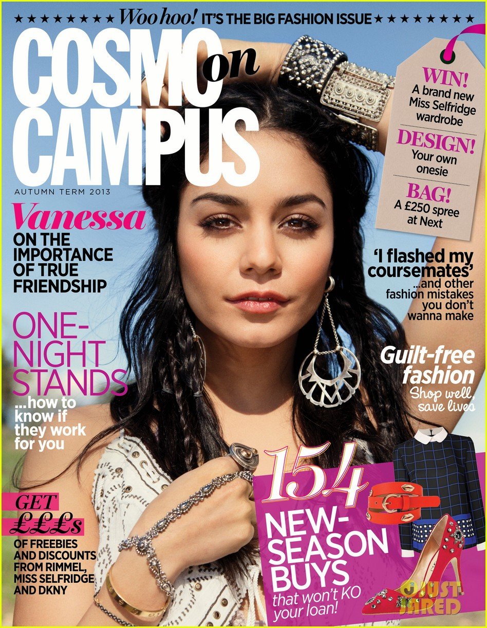 Vanessa Hudgens Covers 'Cosmo on Campus' Autumn 2013: Photo 2968994 ...