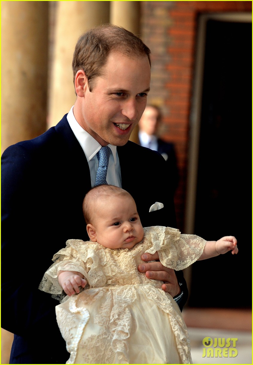 Kate Middleton & Prince William: Prince George's Christening - See All ...
