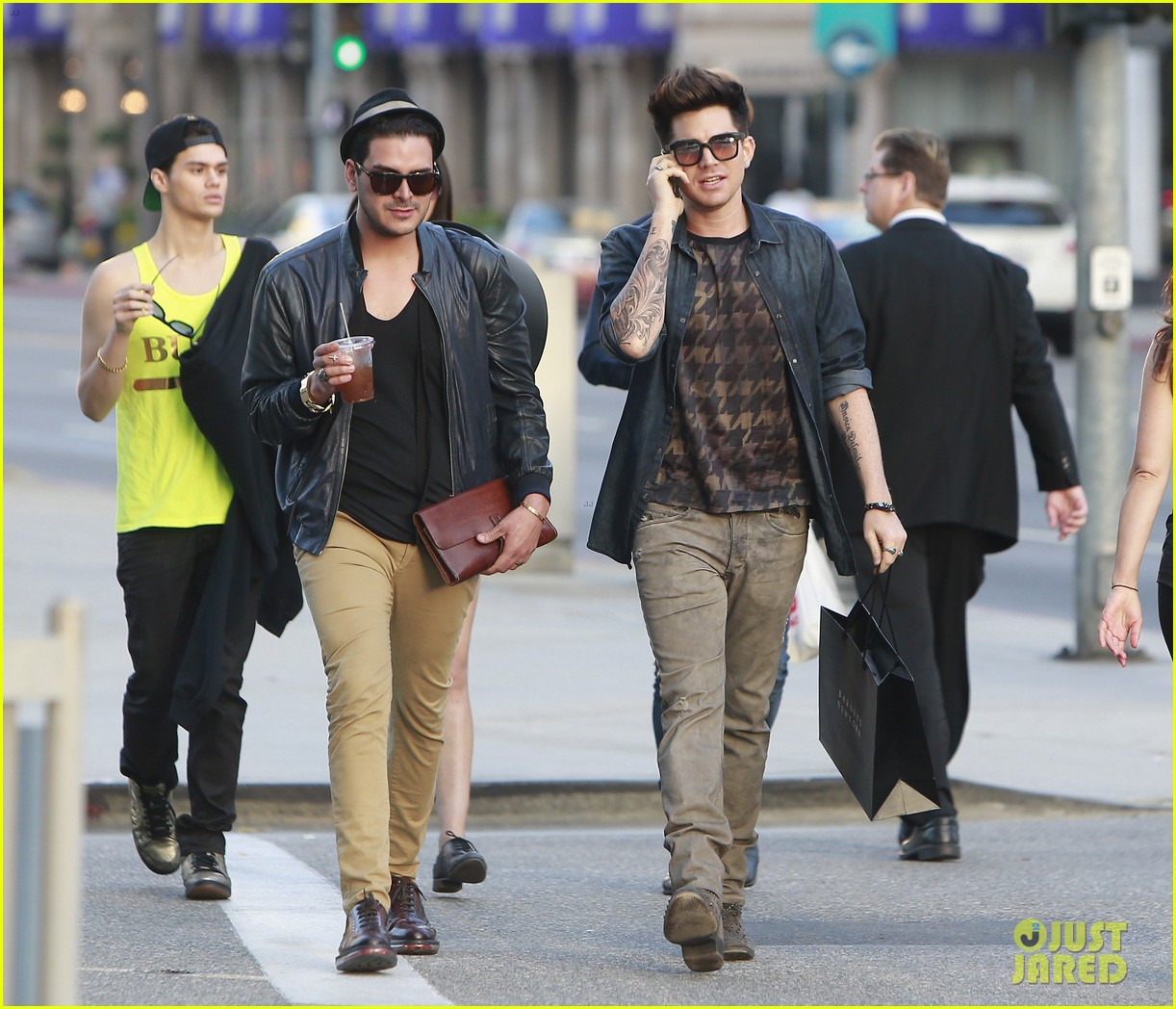 Adam Lambert: Beverly Hills Shopper with Markus Molinari!: Photo ...