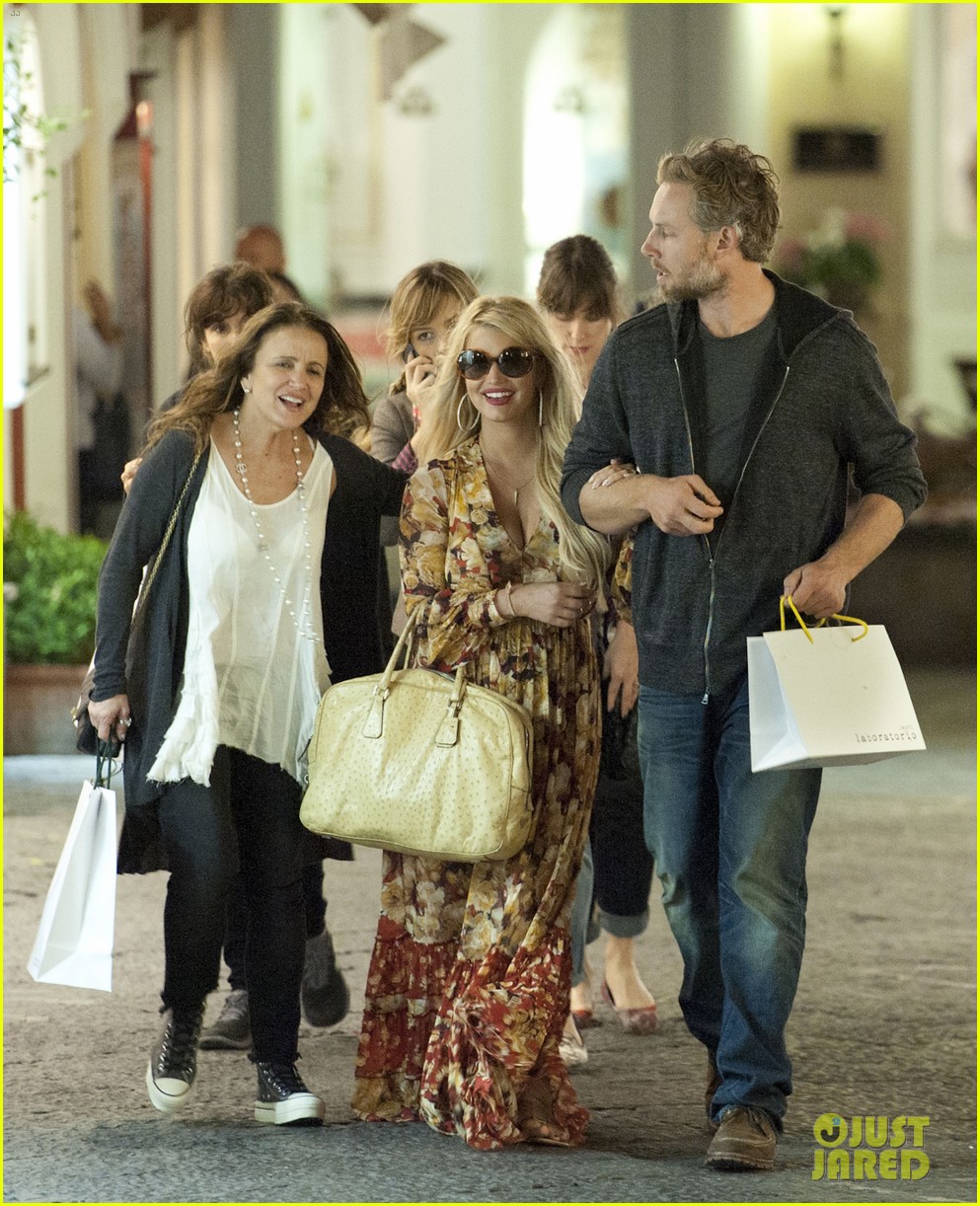 Jessica Simpson & Eric Johnson in Capri, Prepping Wedding?: Photo ...
