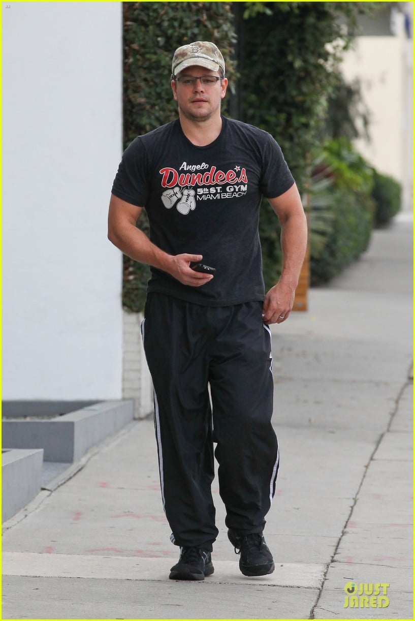 Matt Damon Flashes Buff Arms After Gym Workout!: Photo 2986679 | Matt ...