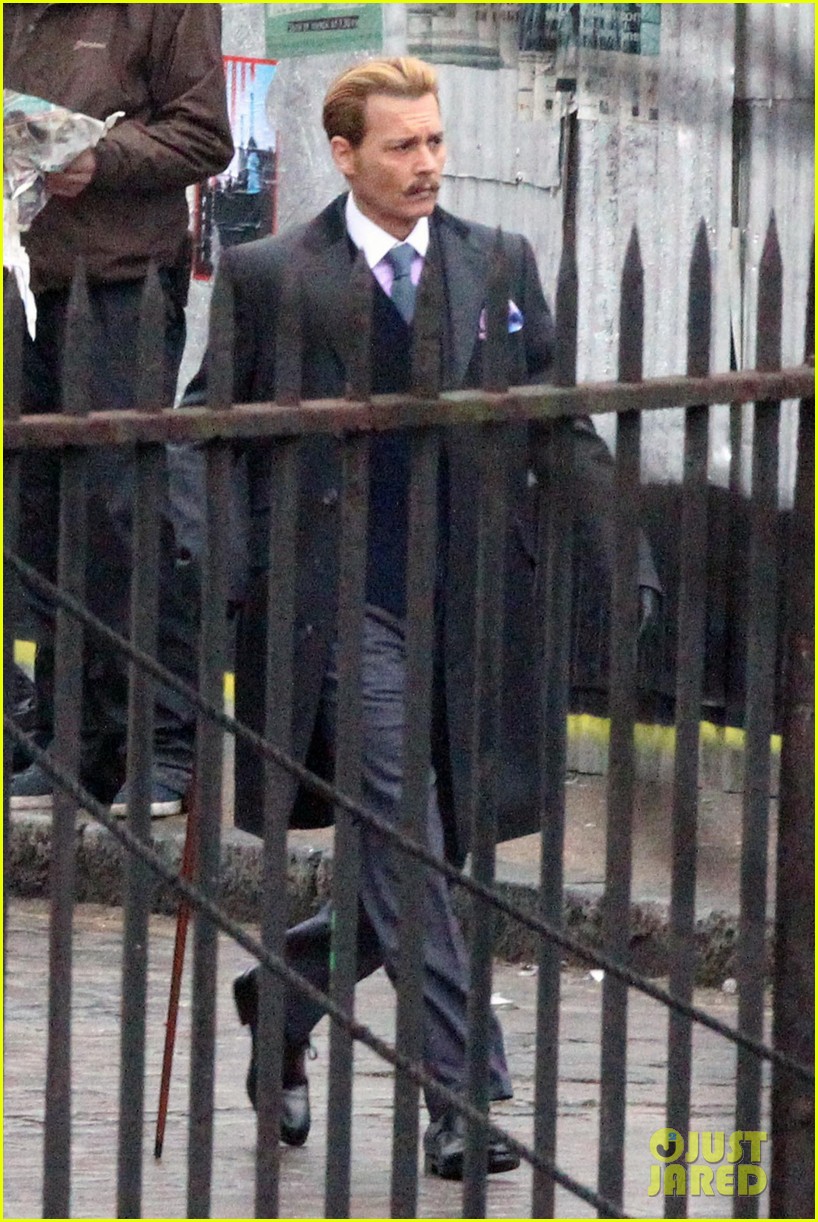 Johnny Depp Begins Filming 'Mortdecai' in London!: Photo 2990248 ...