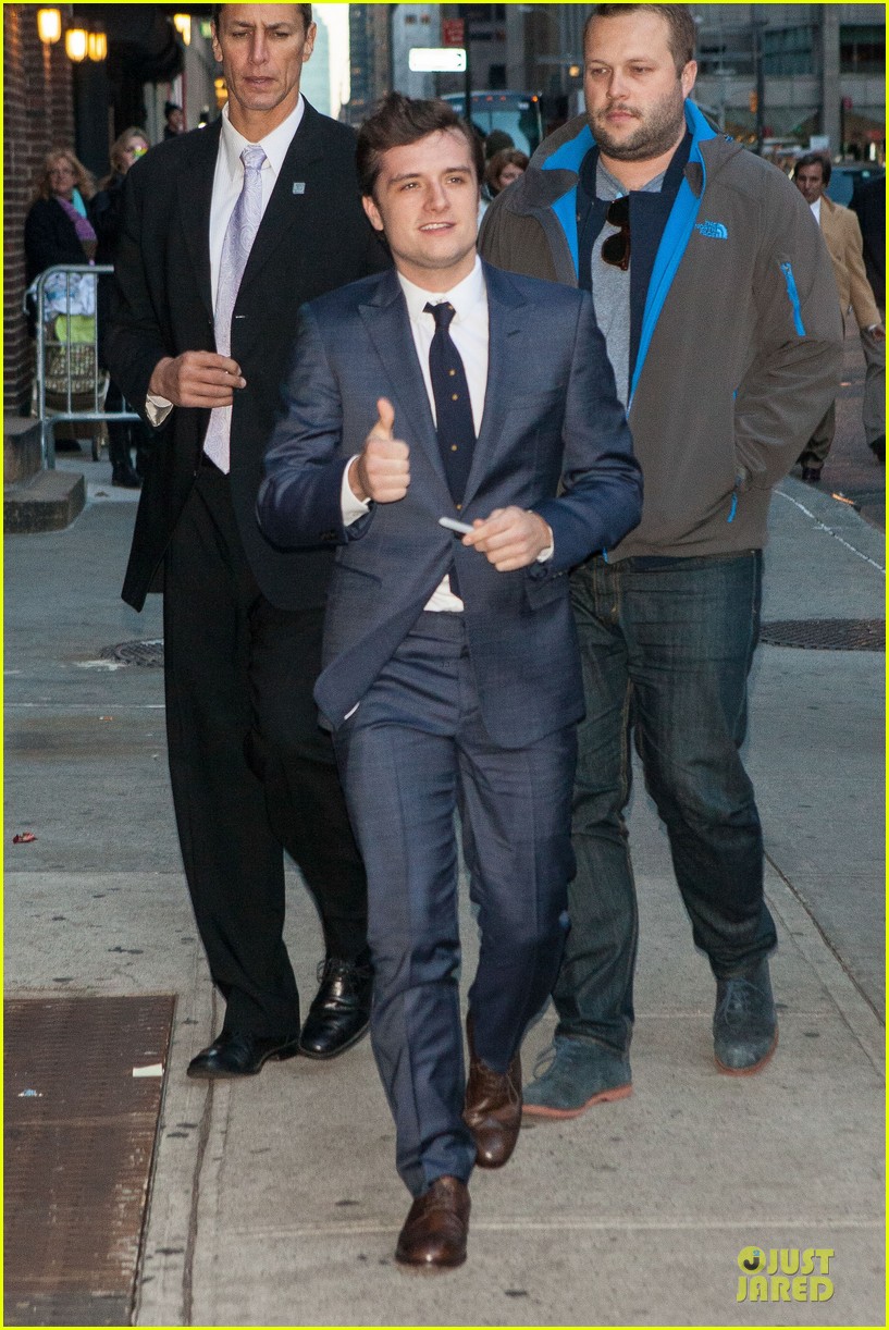 Josh Hutcherson Continues 'Catching Fire' Promo on 'Letterman'!: Photo ...