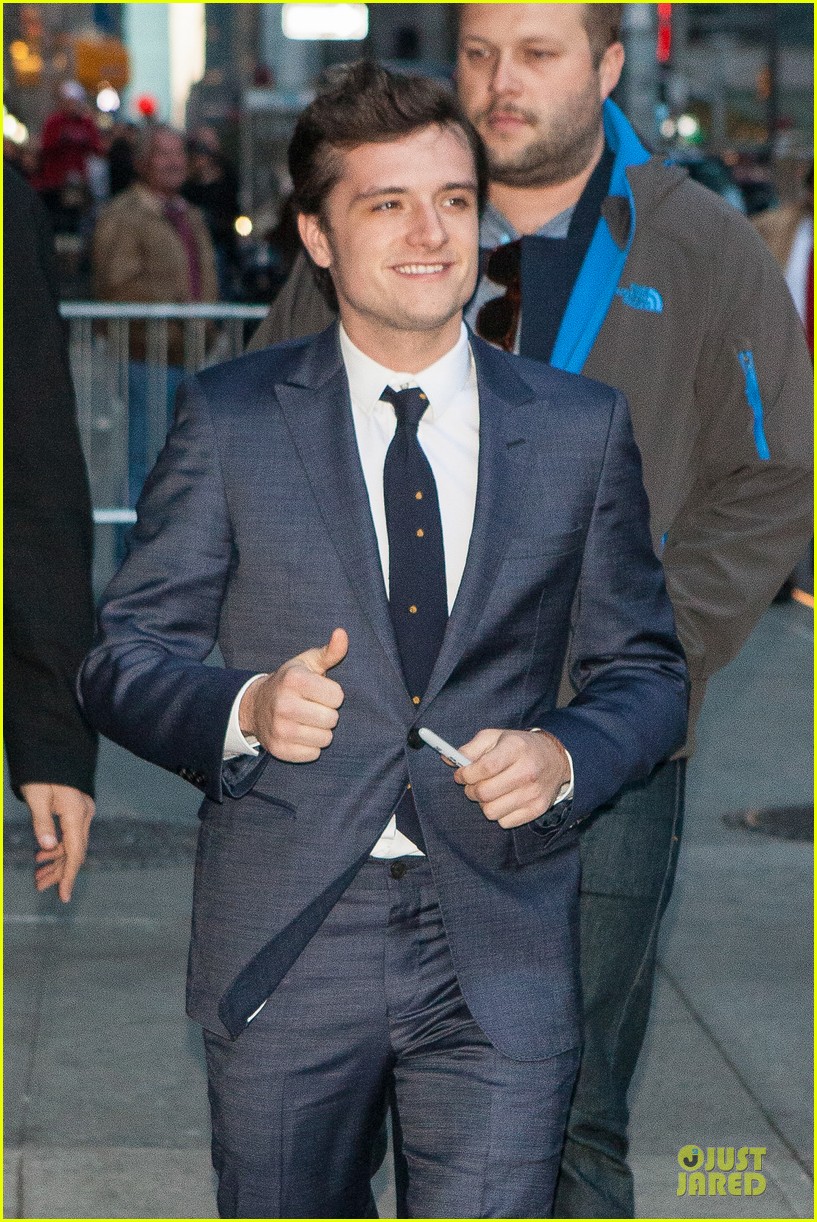 Josh Hutcherson Continues 'Catching Fire' Promo on 'Letterman'!: Photo ...