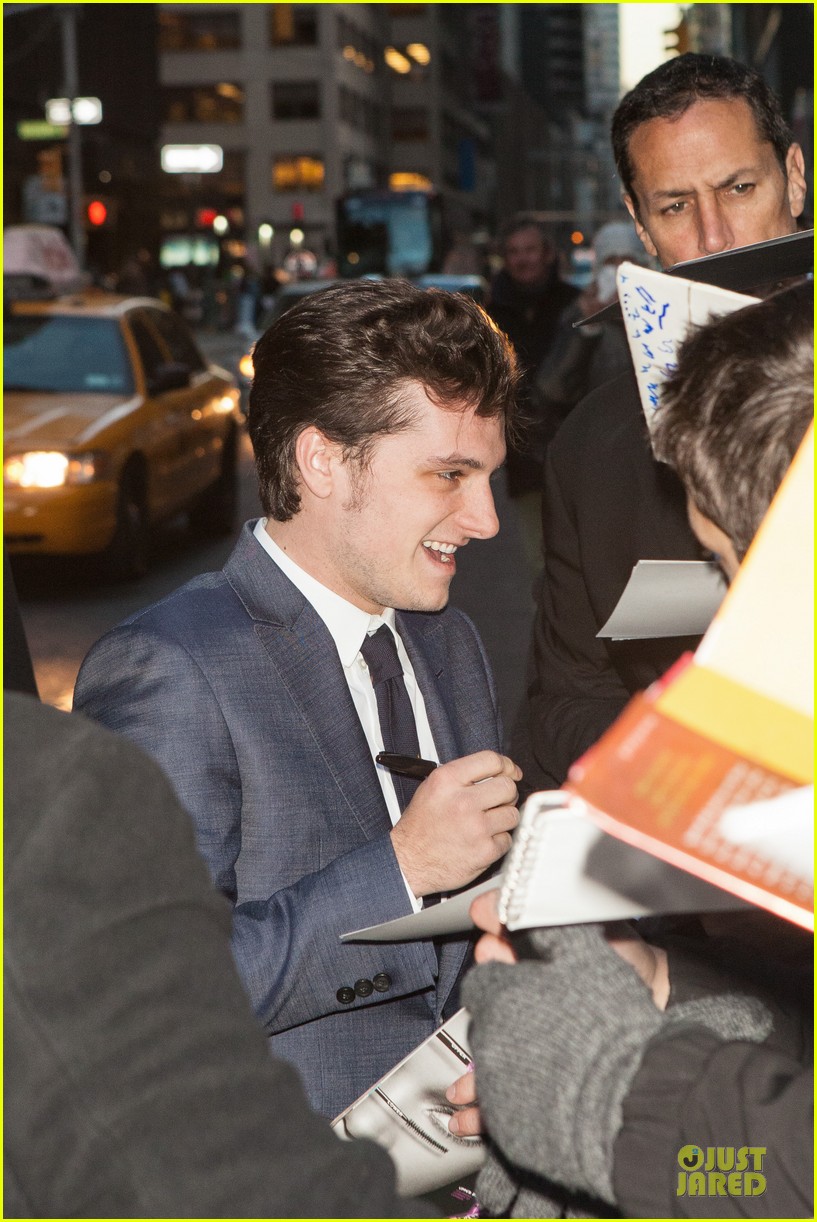 Josh Hutcherson Continues 'Catching Fire' Promo on 'Letterman'!: Photo ...