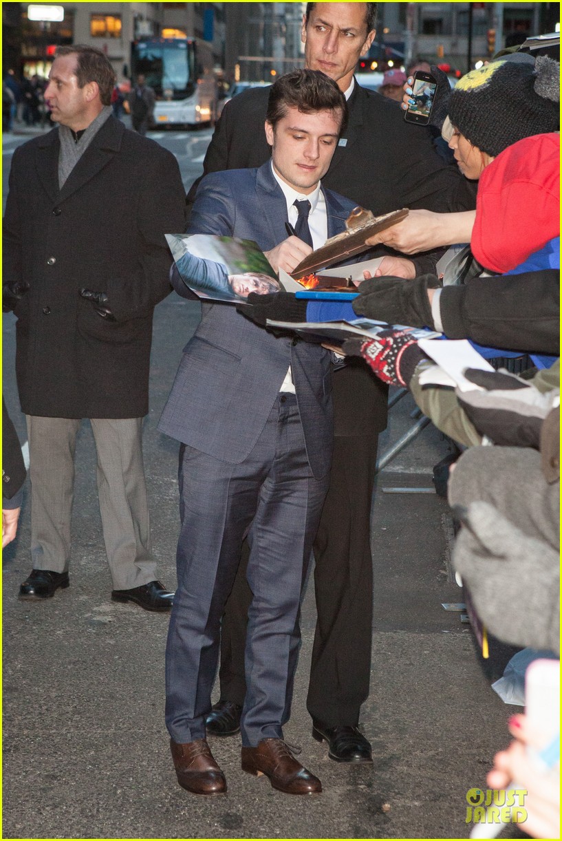 Josh Hutcherson Continues 'Catching Fire' Promo on 'Letterman'!: Photo ...