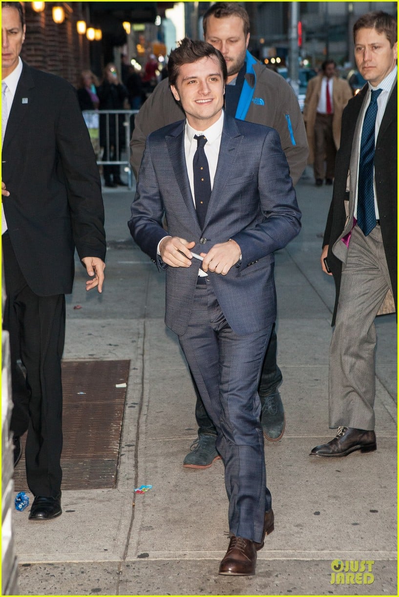Josh Hutcherson Continues 'Catching Fire' Promo on 'Letterman'!: Photo ...
