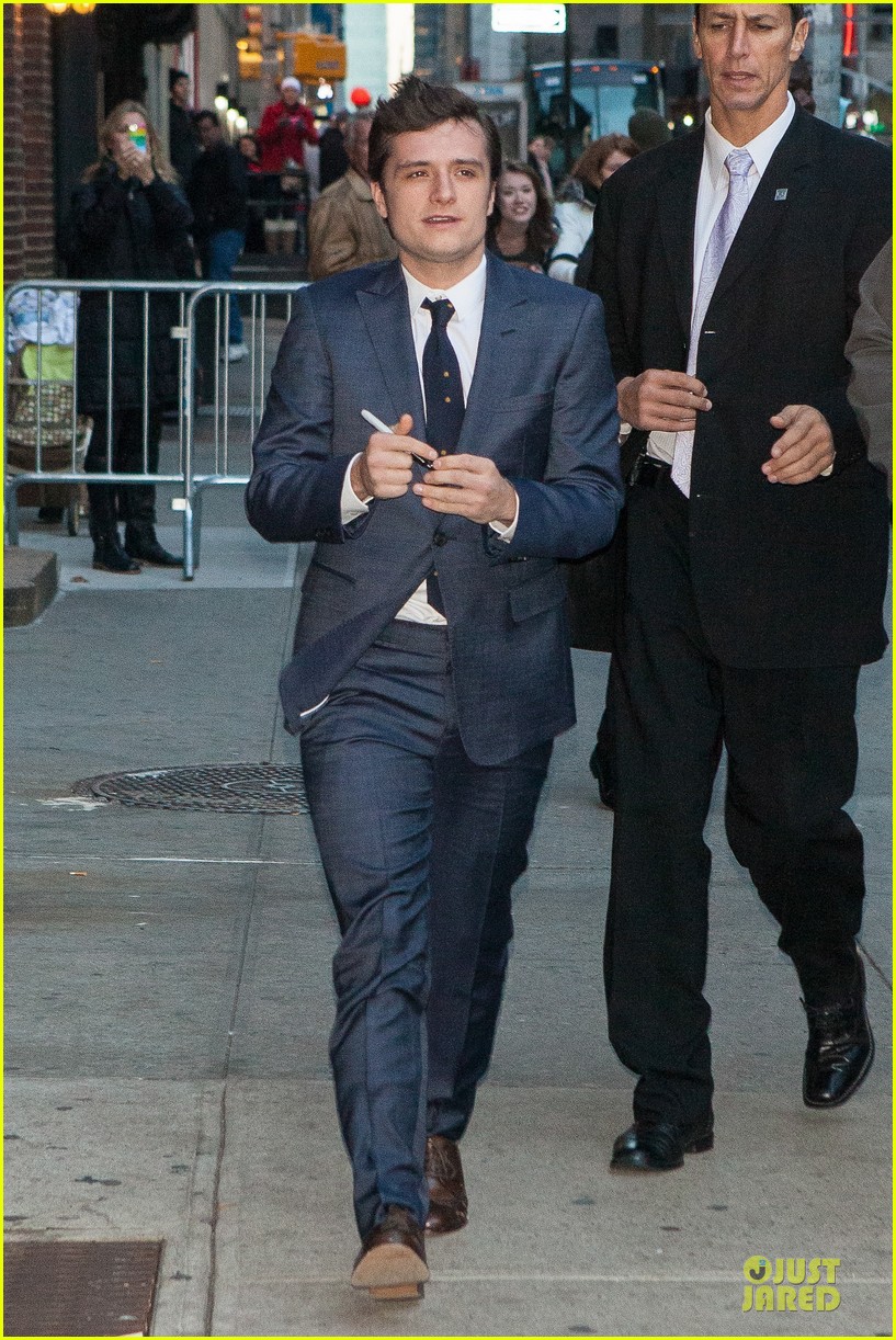 Josh Hutcherson Continues 'Catching Fire' Promo on 'Letterman'!: Photo ...