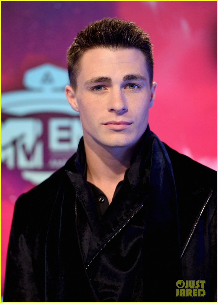 Louise Roe & Colton Haynes - MTV EMA 2013 Red Carpet : Photo 2989955 ...