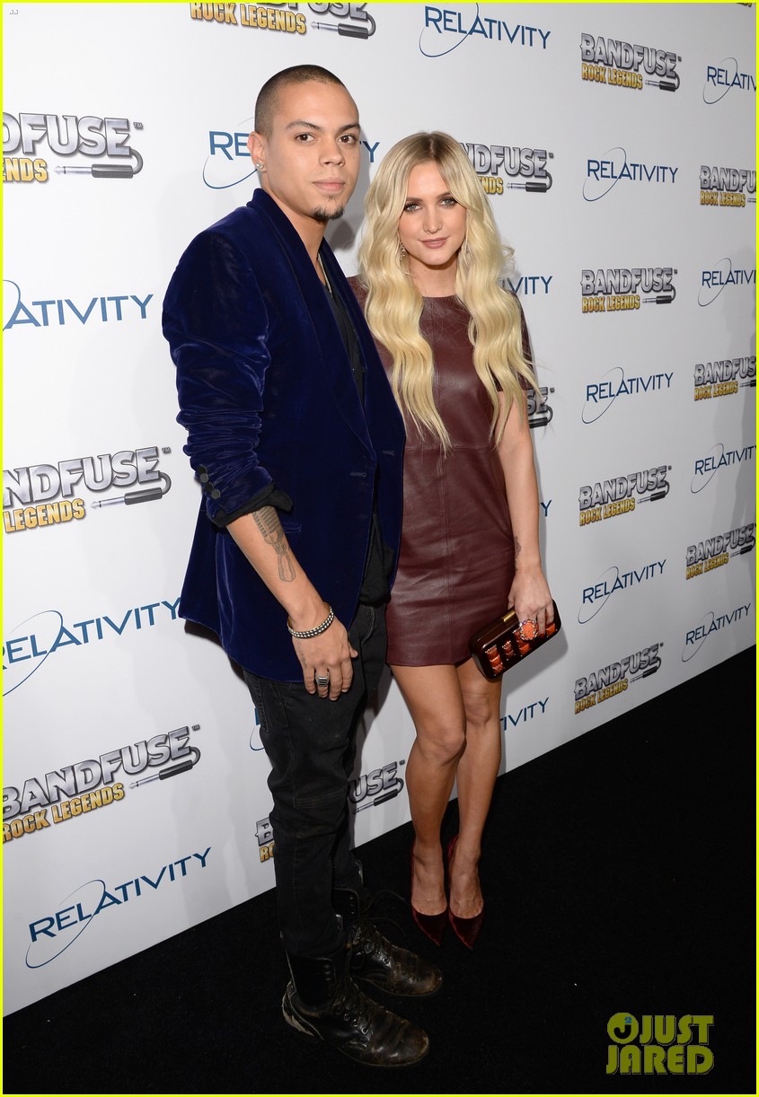 Ashlee Simpson & Evan Ross: Rock Legends Launch Party!: Photo 2991541 ...