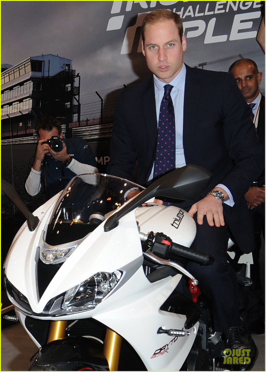 Prince William Receives Gift at Motorcycle Live Show!: Photo 3002475 ...