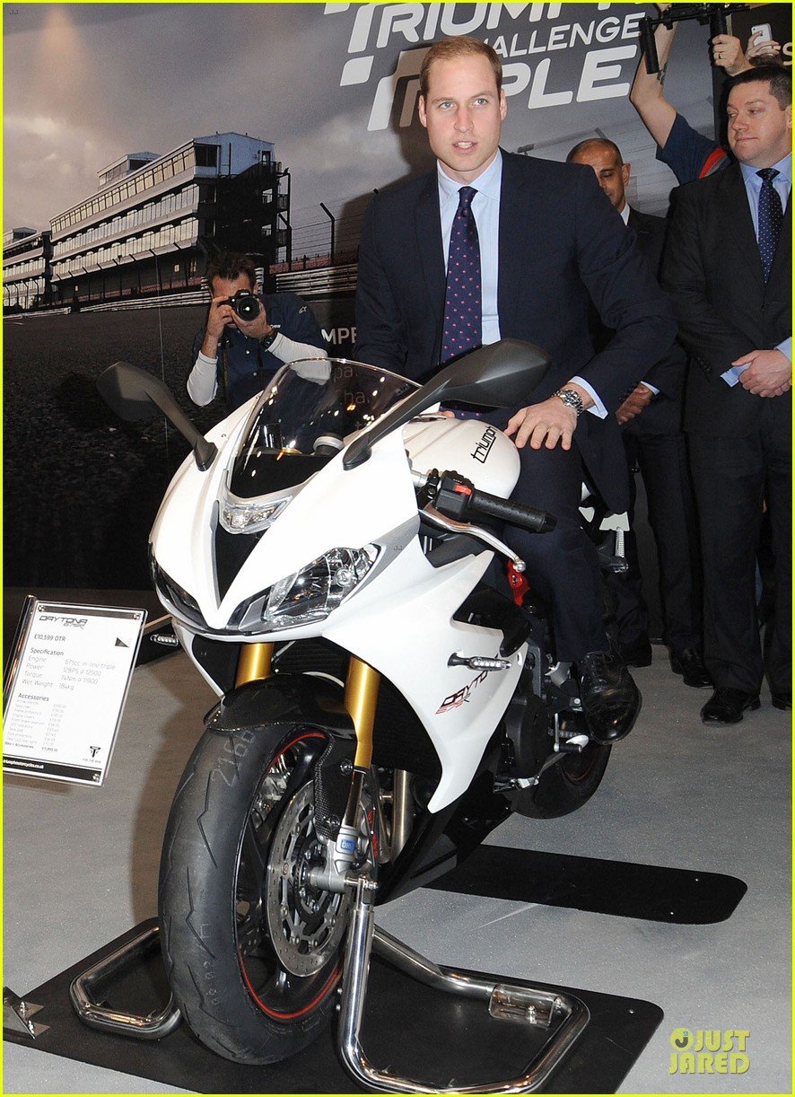 Prince William Receives Gift at Motorcycle Live Show!: Photo 3002486 ...