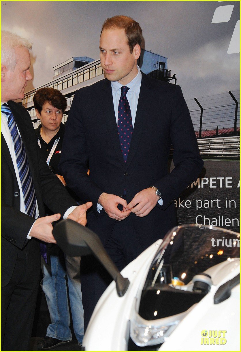 Prince William Receives Gift at Motorcycle Live Show!: Photo 3002488 ...