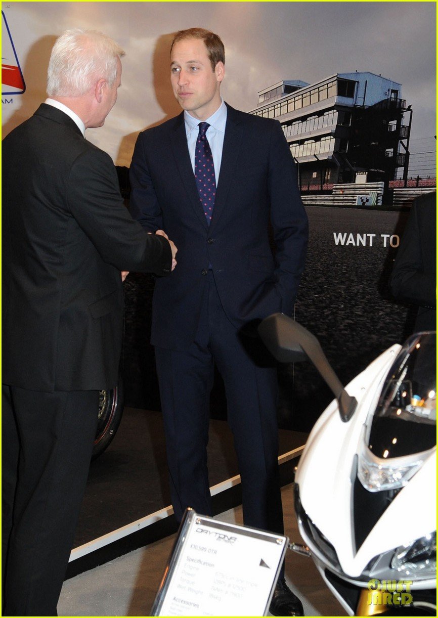 Prince William Receives Gift at Motorcycle Live Show!: Photo 3002489 ...