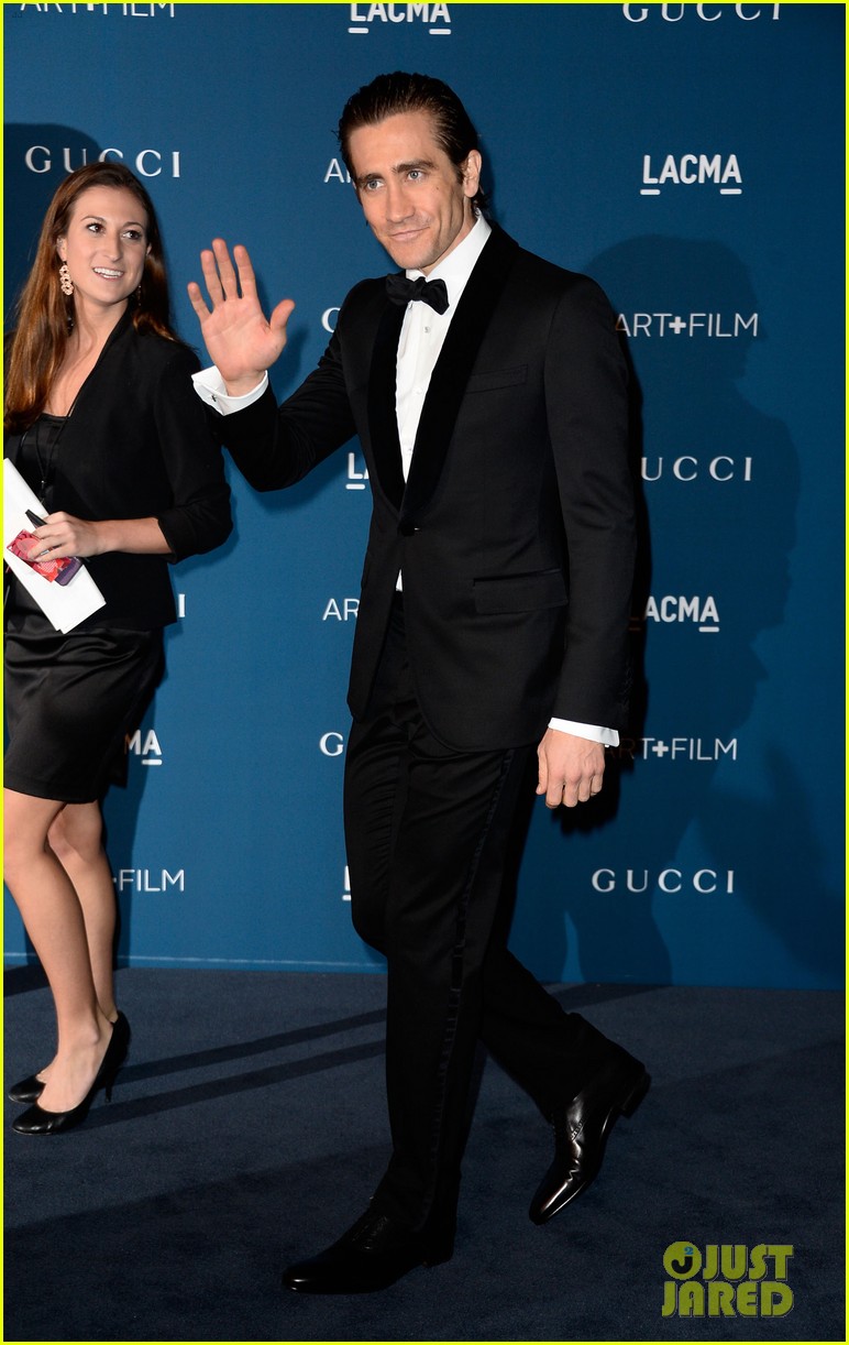 Jake Gyllenhaal & Zoe Saldana - LACMA Art & Film Gala 2013: Photo ...