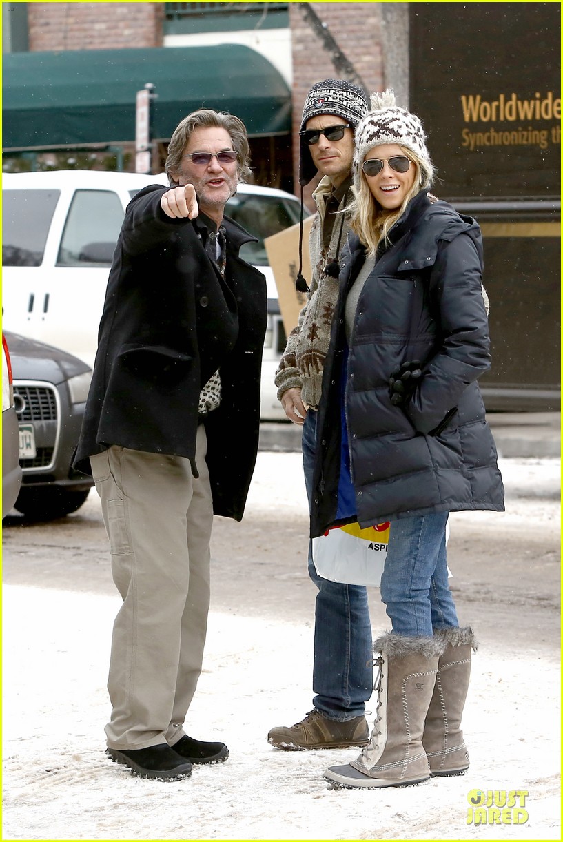 Goldie Hawn & Kurt Russell: Aspen Chat with Melanie Griffith!: Photo ...