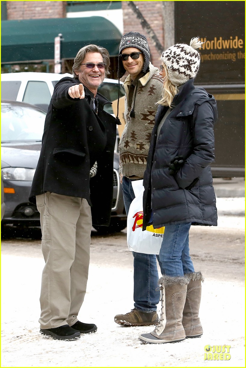 Goldie Hawn & Kurt Russell: Aspen Chat with Melanie Griffith!: Photo ...