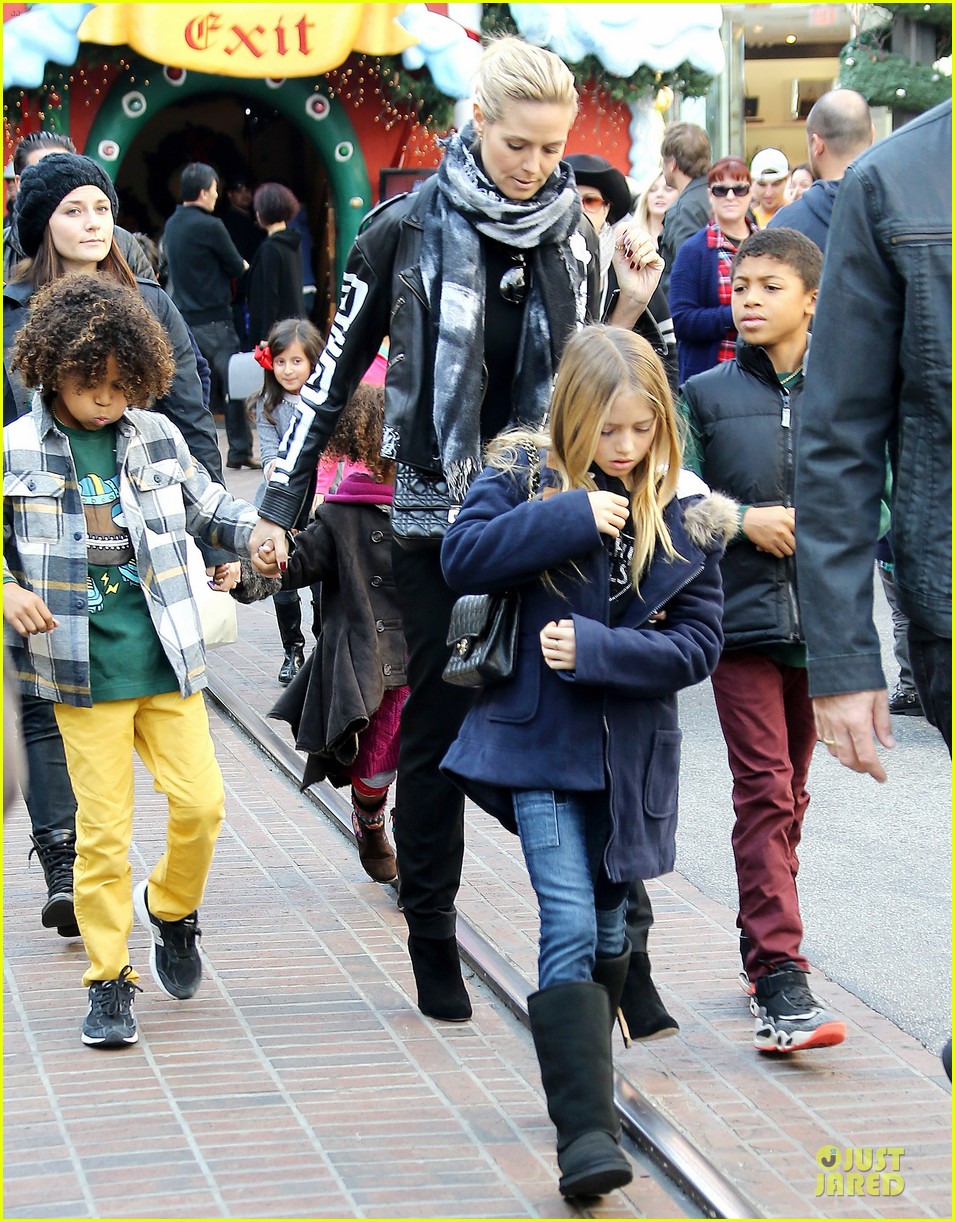 Heidi Klum Visits Santa Claus with the Kids!: Photo 3015971 | Celebrity ...