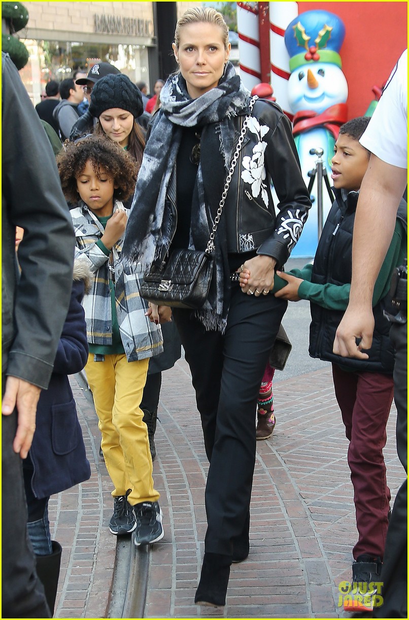 Heidi Klum Visits Santa Claus with the Kids!: Photo 3015973 | Celebrity ...