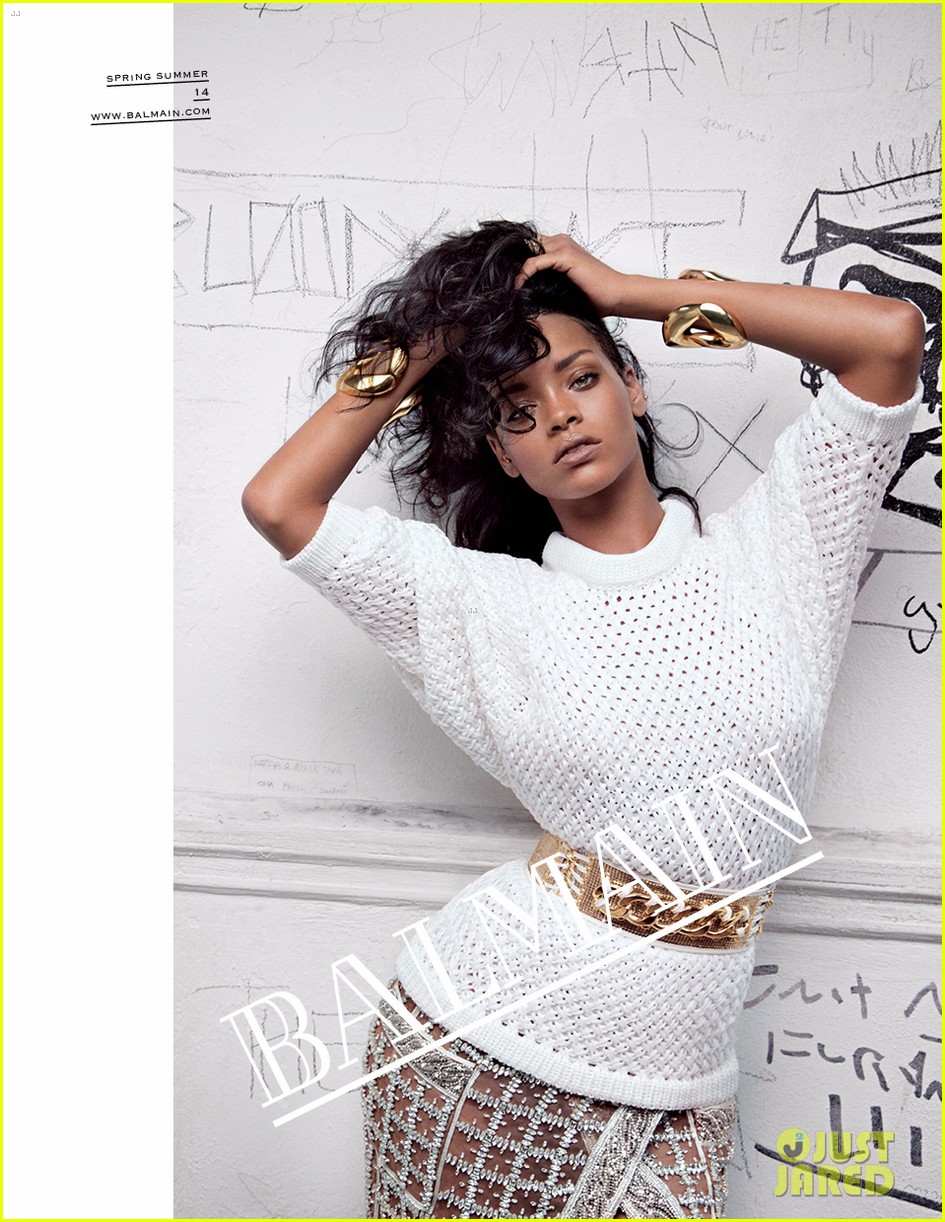 Rihanna: Balmain Spring/Summer 2014 Campaign!: Photo 3014063 | Rihanna ...
