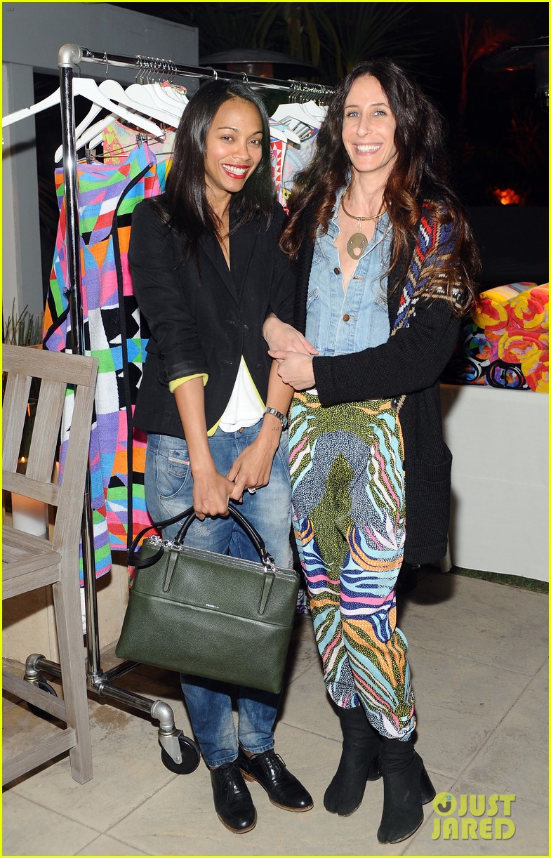 Zoe Saldana & Kate Mara: A Parker Party!: Photo 3009604 | Kate Mara ...