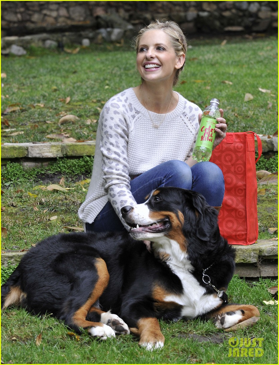 Sarah Michelle Gellar & Malin Akerman Sit on Santa's Lap!: Photo ...