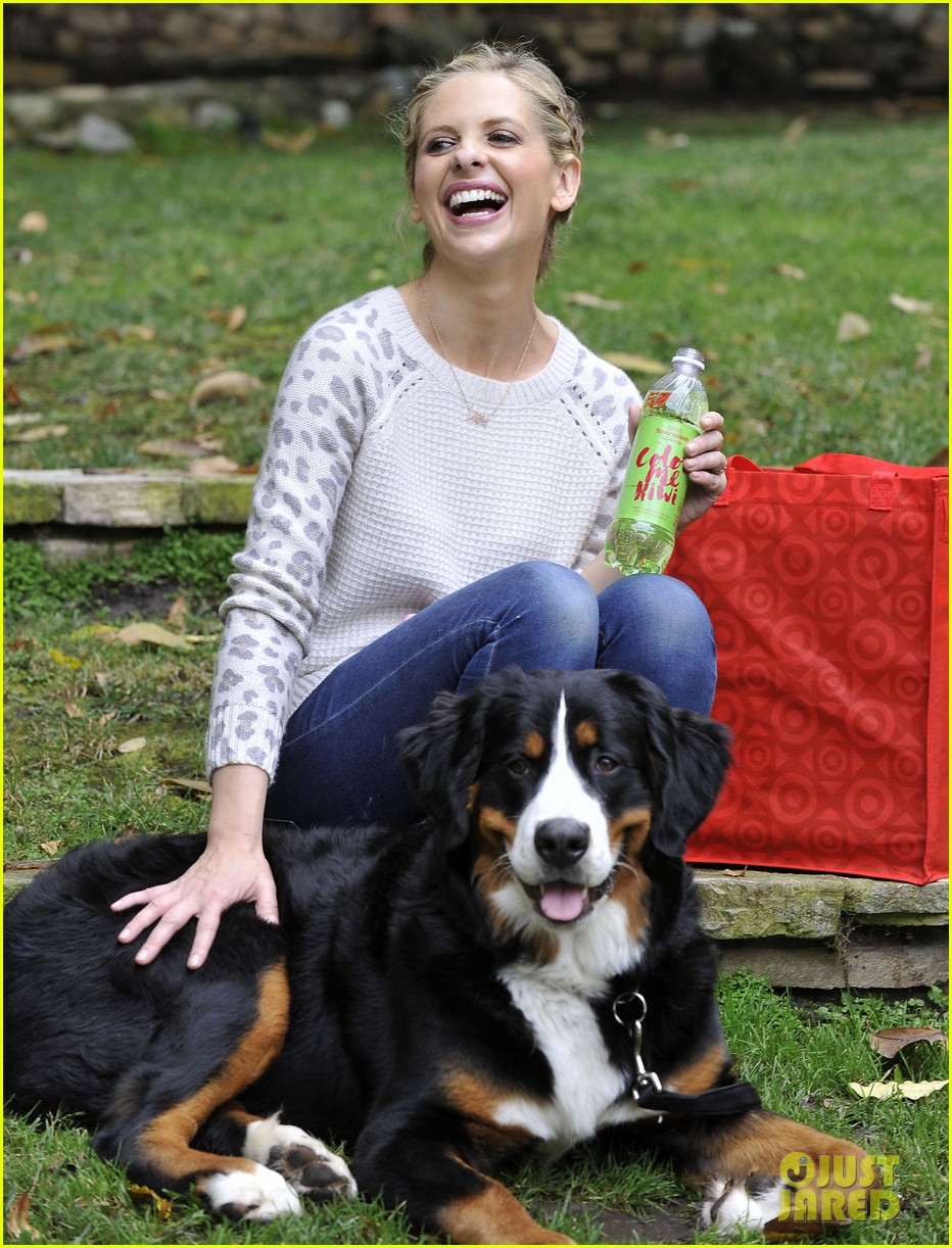 Sarah Michelle Gellar & Malin Akerman Sit on Santa's Lap!: Photo ...